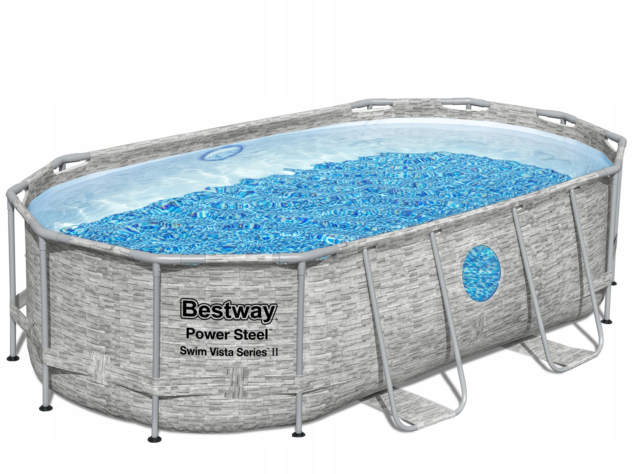 Basen stelażowy owalny Bestway 427 x 250 cm (56714) • Cena, Opinie ...