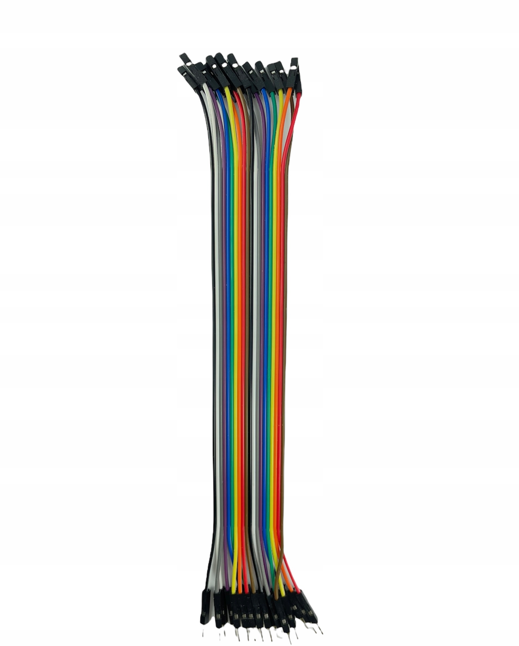 SADA PROPOJOVACÍCH KABELŮ SAMEC-SAMICE PRO KONTAKTNÍ DESKY 40ks 20 cm ...