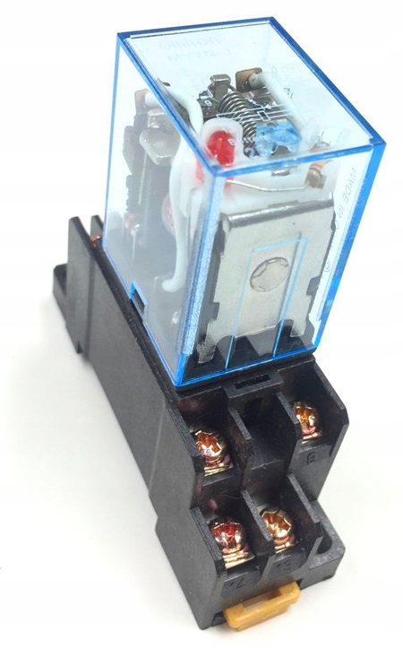 Relé 12V 10A na DIN lištu přepínací DPDT za 126 Kč - Allegro