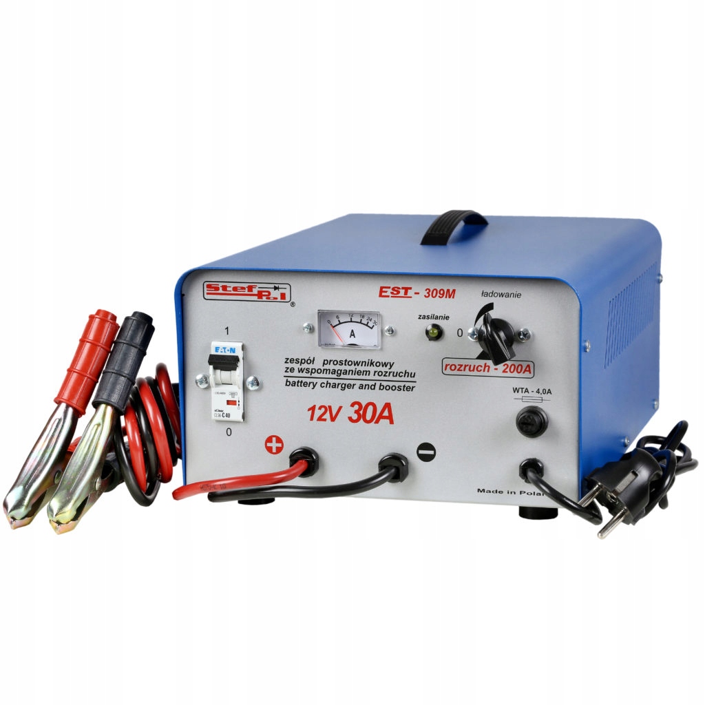 Prostownik STEF-POL EST-309M 12V 30A 5904031014218 za 857.99PLN z Gdańsk - Allegro - (17572043301)
