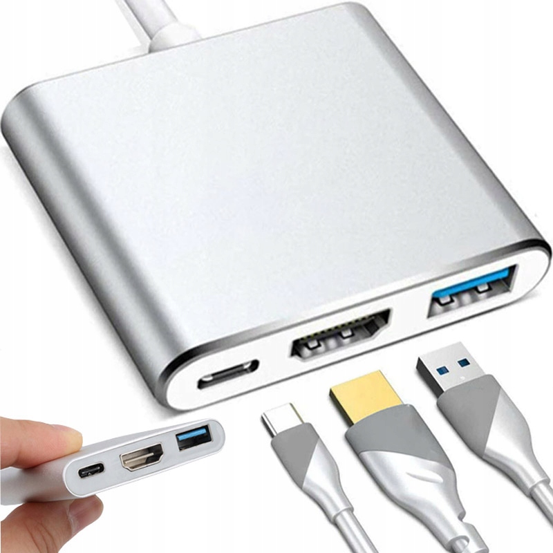 Przejściówka z usb c na hdmi - Niska cena na Allegro.pl