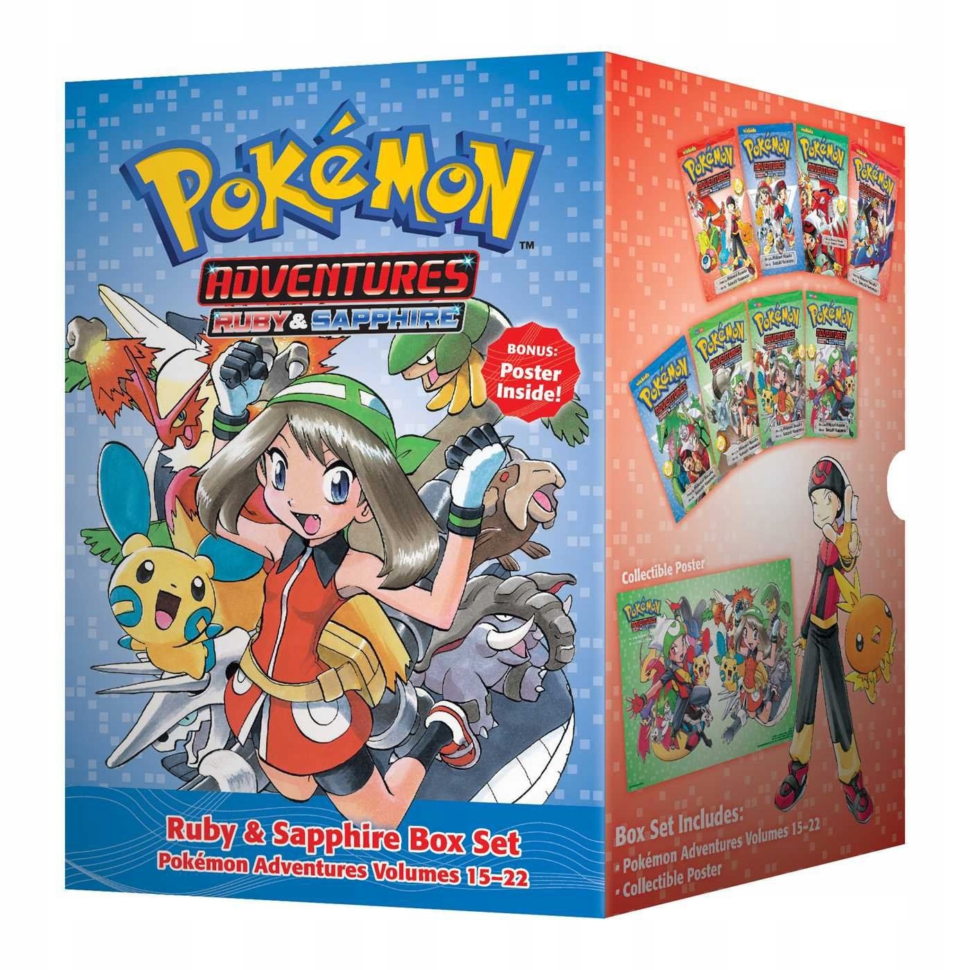 POKEMON ADVENTURES GN BOX SET VOL 03 RUBY SAPPHIRE: INCLUDES VOLUMES 15 ...