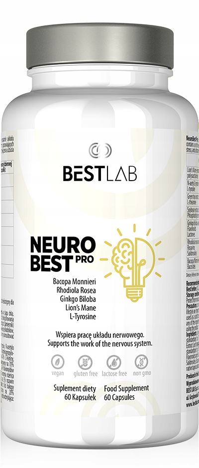 Witaminy kapsułki Best Lab Neuro Best Ekstrakt z Lion’s Mane • Cena ...