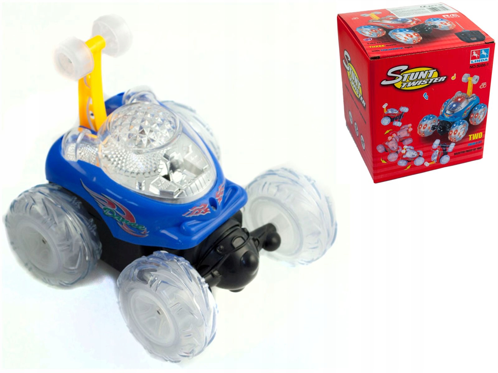 Autko Stunt r/c szalony pojazd na pilota RC0236 (5905258500171) • Cena ...