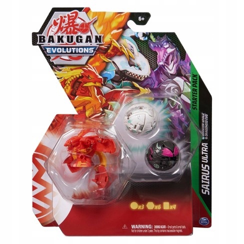Bakugan Evolutions Zestaw Startowy Sairus Ultra Warrior Whale Dragonoid ...