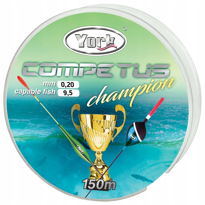 YORK ŻYŁKA COMPETUS CHAMPION 0,14mm x 150m - 12465306197 - Allegro