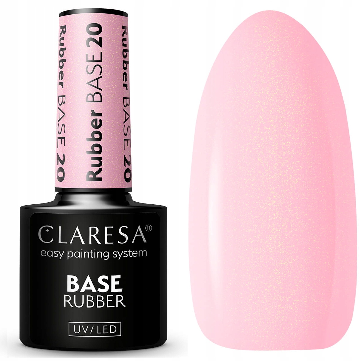 Claresa Baza Rubber 20 hybrydowa do paznokci baza kauczukowa UV/LED ... Claresa Baza Rubber 20 hybrydowa do paznokci baza kauczukowa UV/LED ...
