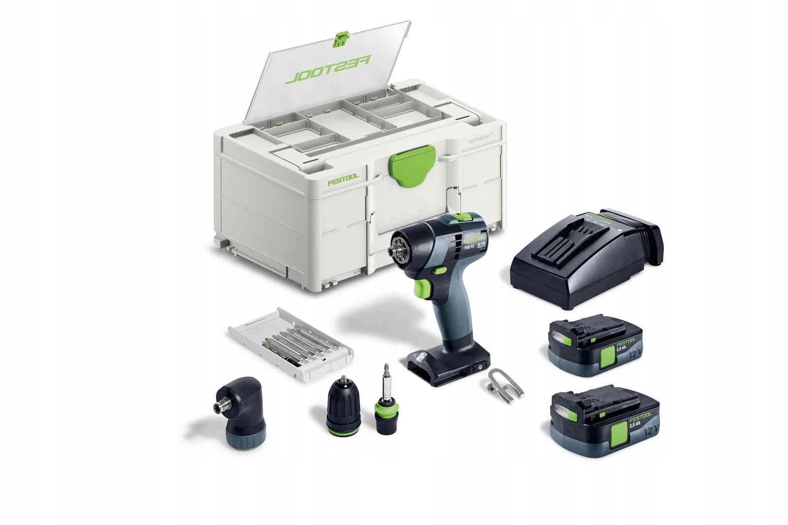 Akumulatorowa wiertarko-wkrętarka TXS 12 2,5-Set FESTOOL 576874 ...