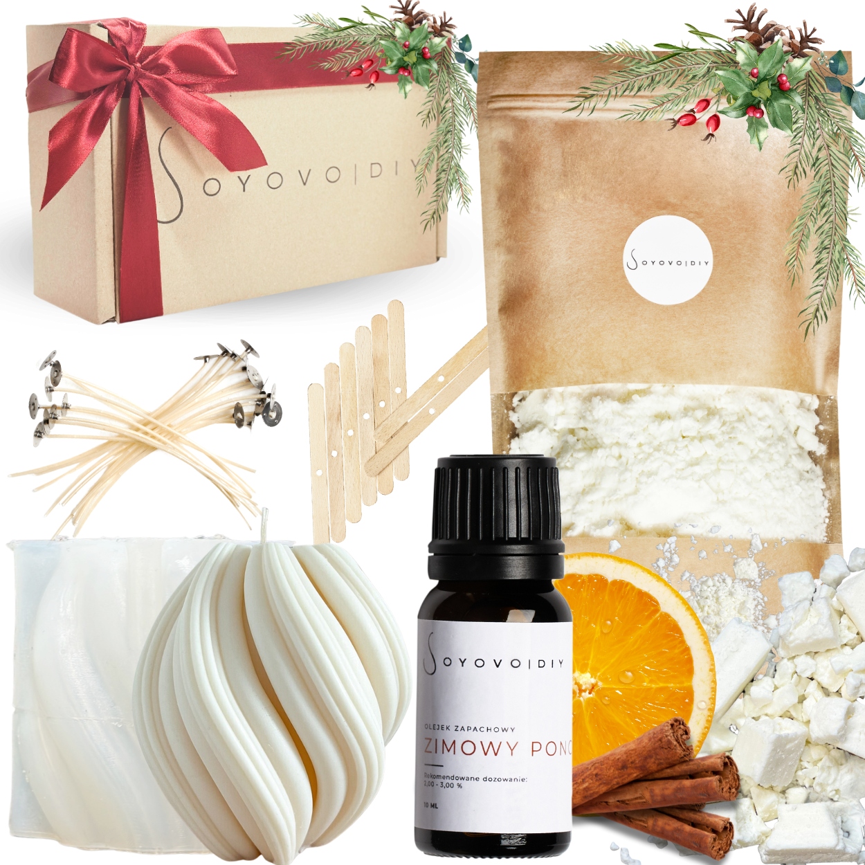 DUŻY ZESTAW DO ROBIENIA ŚWIEC WOSK FOREMKI 59w1 (59w1 20/20/6 2kg ...