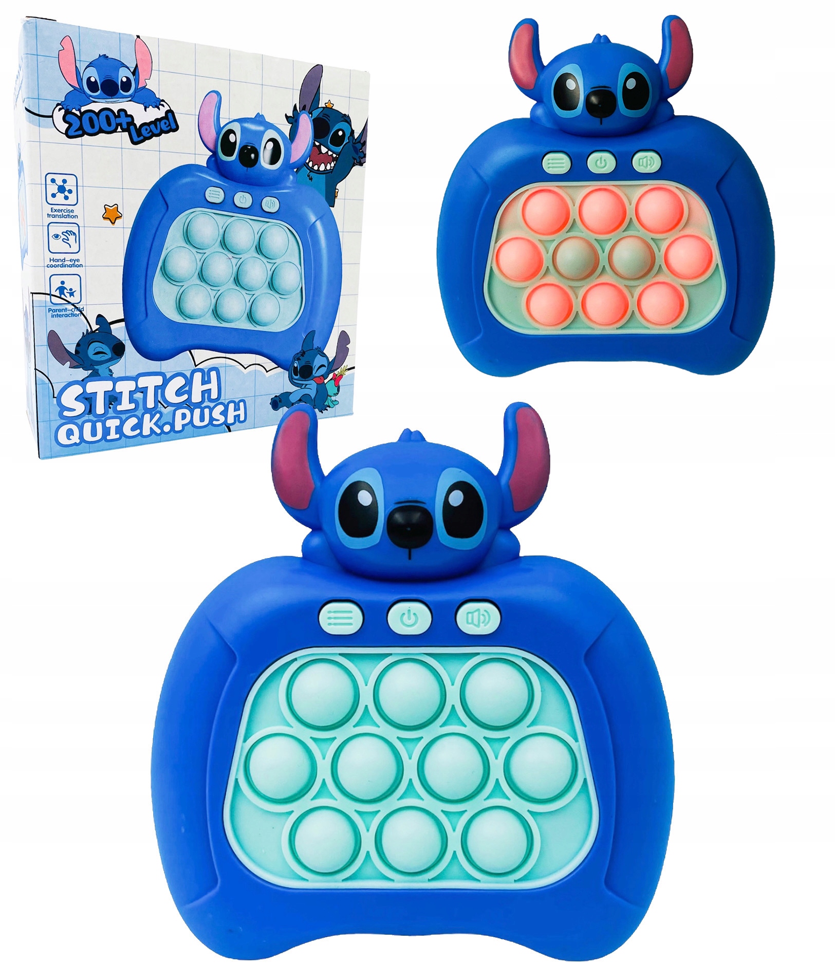 Konsola Pop It Stitch - Zręcznościowa Gra Elektroniczna dla Dzieci ...
