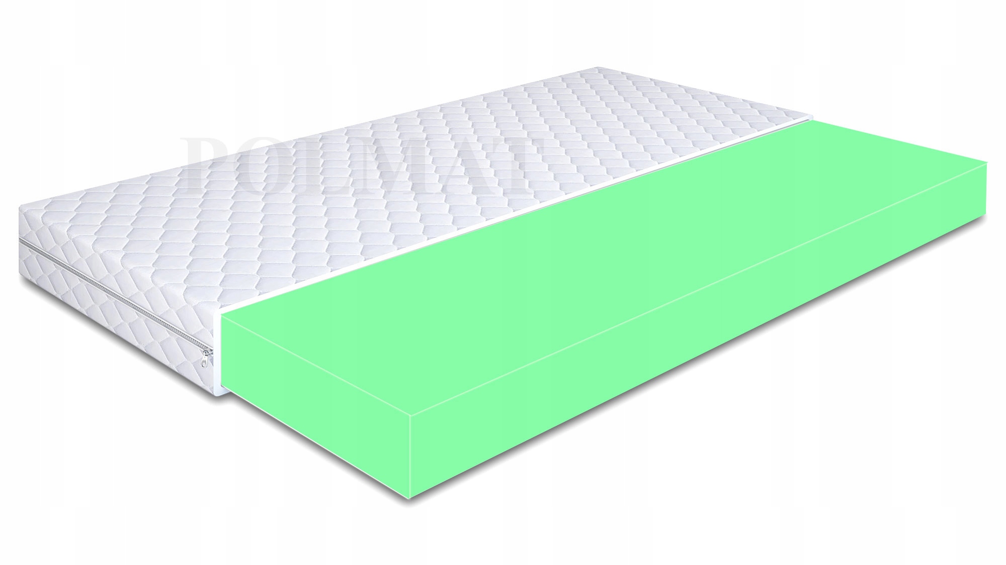 Materac piankowy NARCYZ 140x200 Pikowany H5, Pikowany Bardzo TWARDY ...