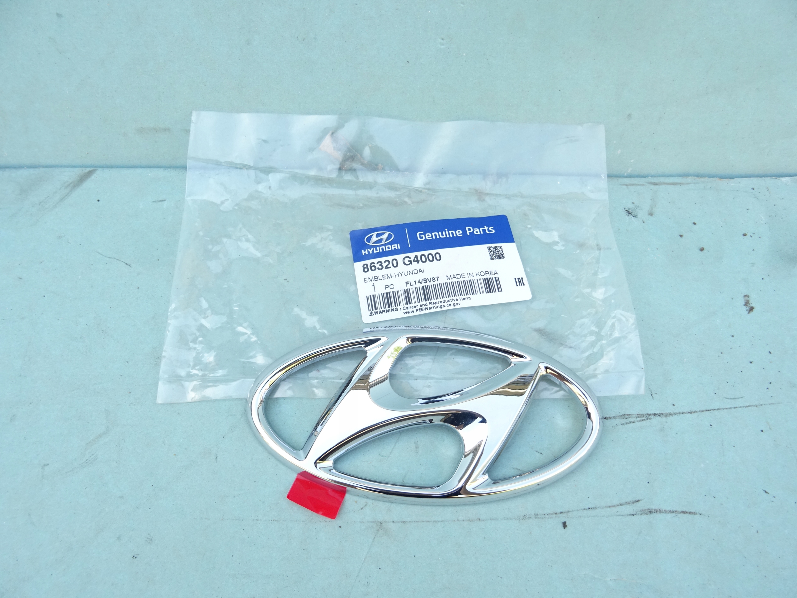 EMBLEMAT ZNACZEK HYUNDAI I30 86320-G4000 • Cena, Opinie - Allegro