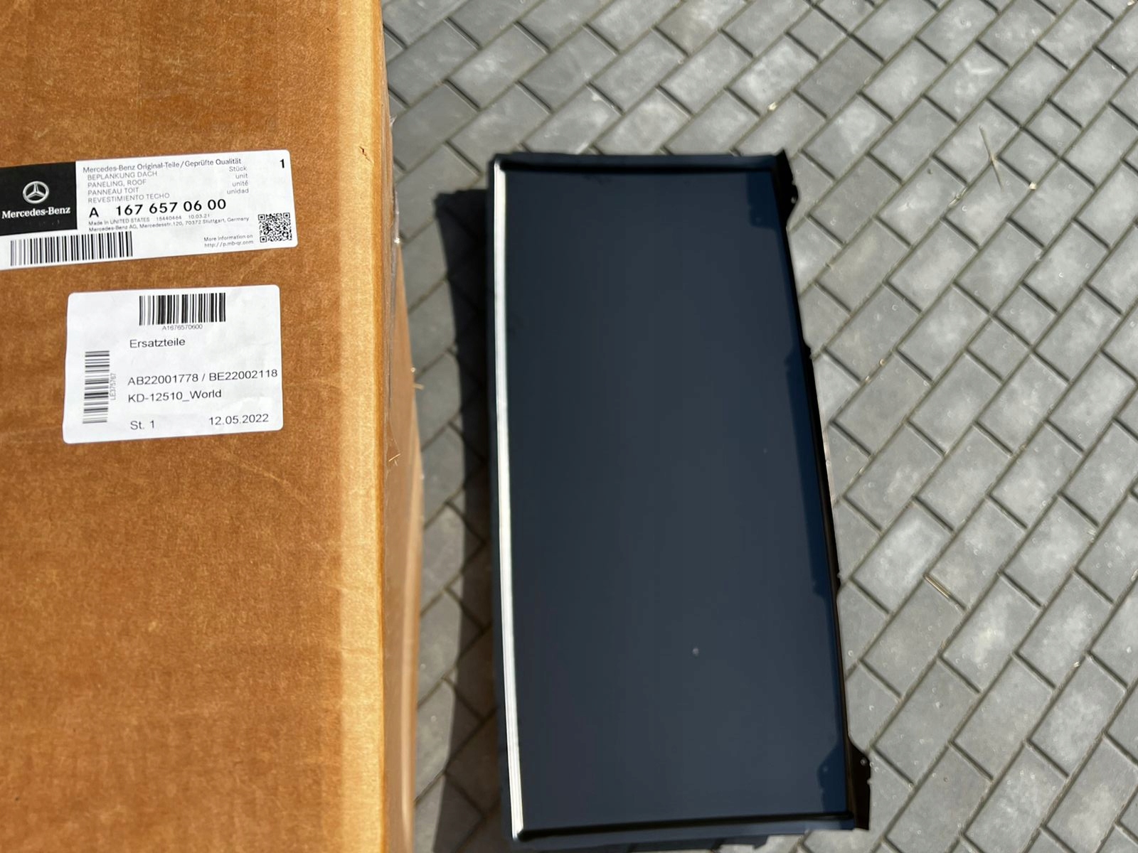 A 167 657 06 00 - Каркас даху A1676570600 OE MB GLE купити на Avtoex з ...