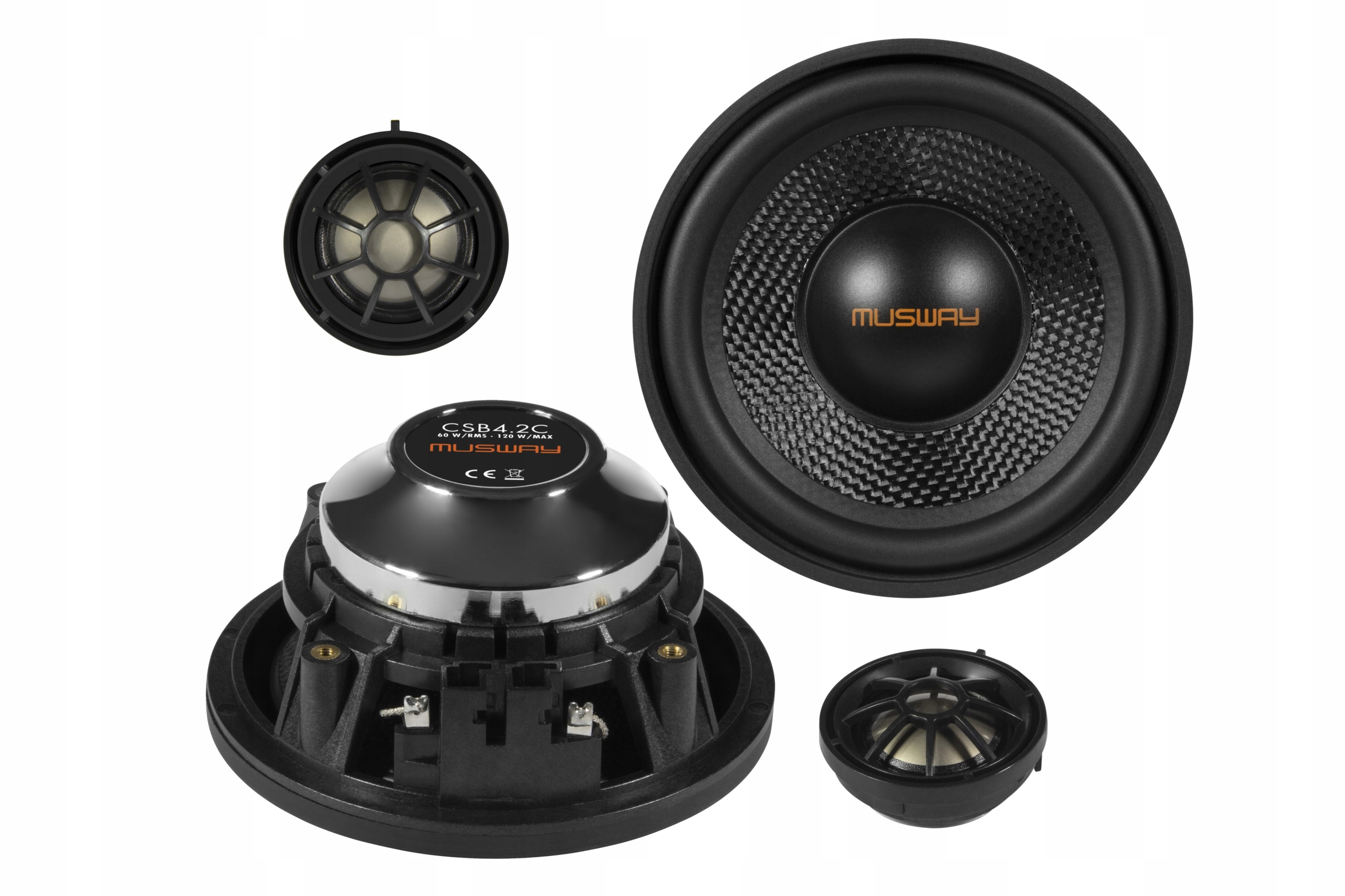 Głośniki samochodowe dwudrożne Musway CSB4.2C - Sklep, Opinie, Cena w Allegro