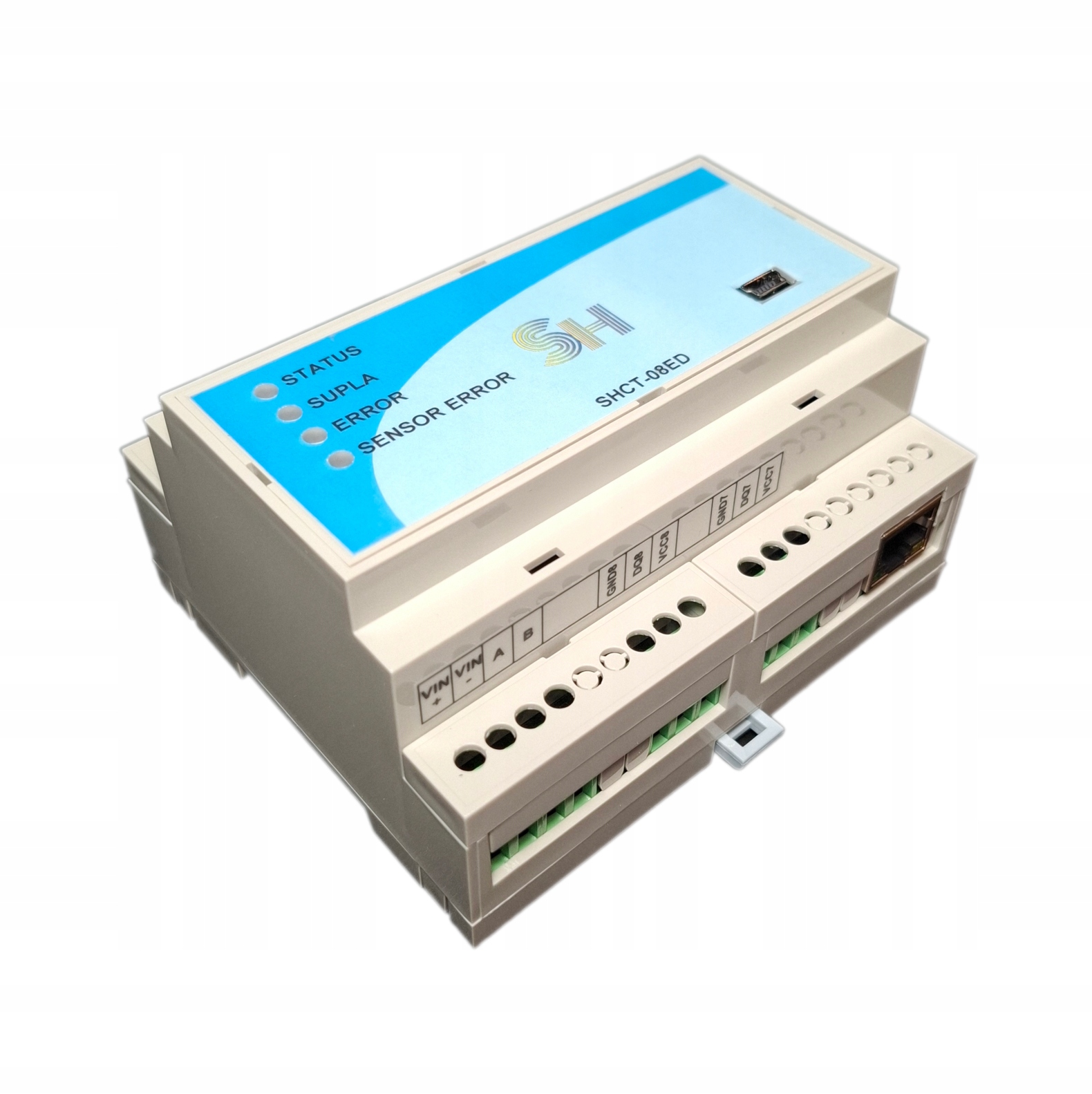 Termometr DS18B20 SHCT-08ED Ethernet kompatybilny z suplą ...