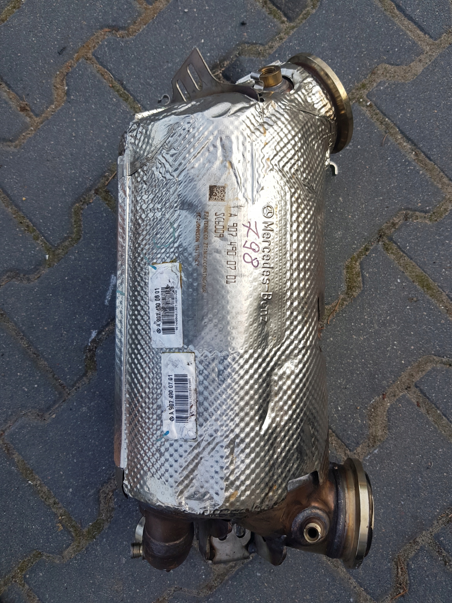 KATALIZATOR MERCEDES SPRINTER W907 A9074900701 • Cena, Opinie - Allegro