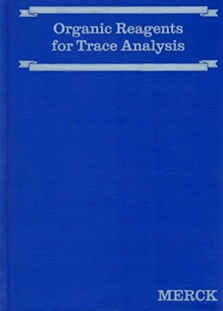 Organic Reagents for trace analysis • Cena, Opinie • Książki 17325189168 • Allegro
