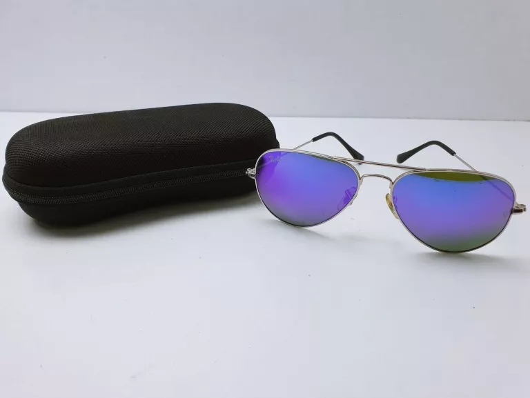 OKULARY PRZECIWSŁONECZNE RAY-BAN AVIATOR + ETUI (805289114550) • Cena ...