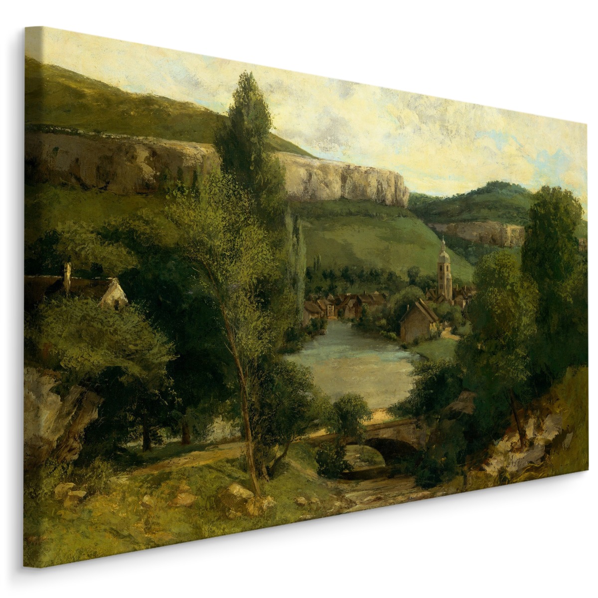 Obraz Widok Ornans Gustave Courbet Malunek 100x70 (5903556736827 ...