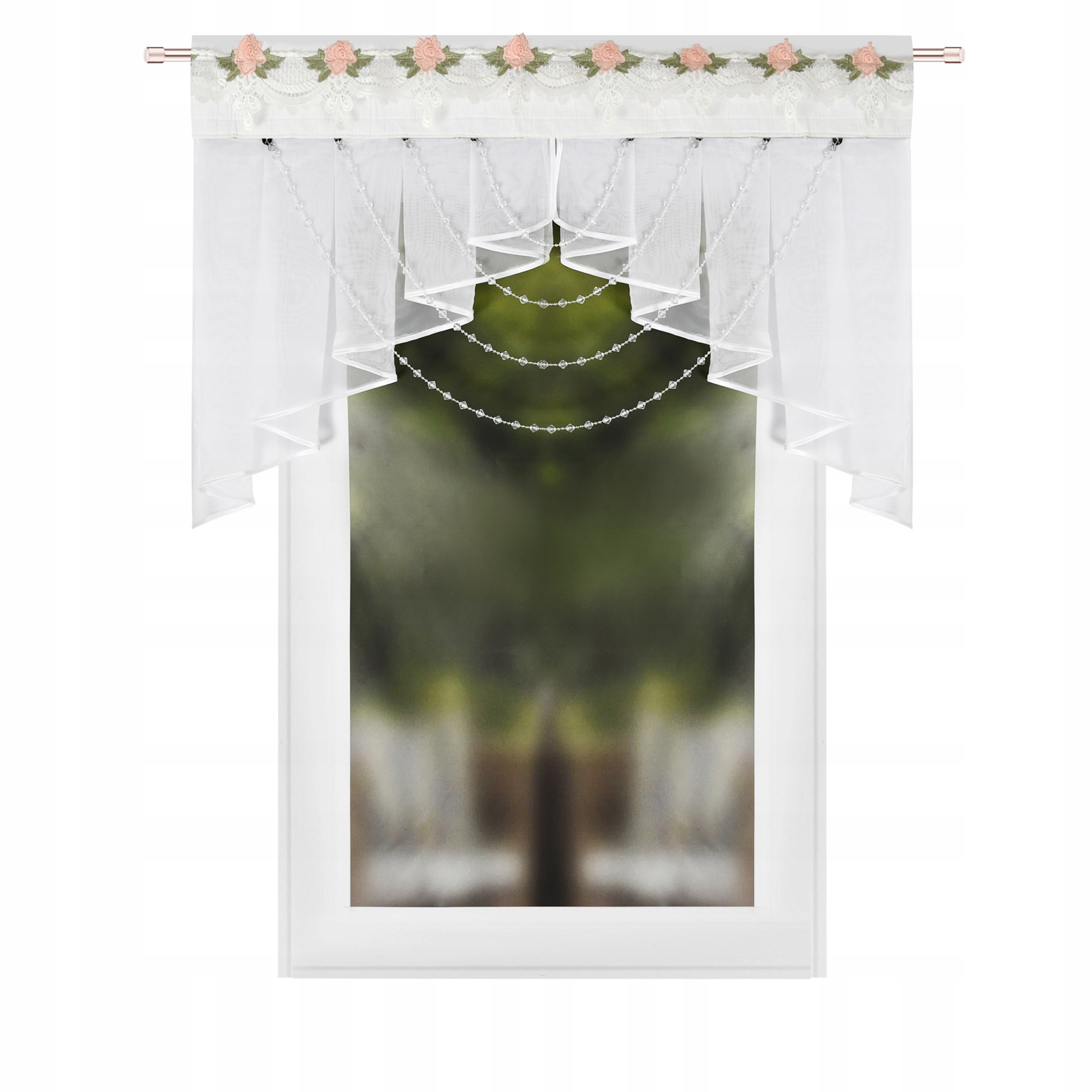 FIRANY GOTOWE 100 X 70 CM FIRANKI DO KUCHNI • Cena, Opinie • Firany ...