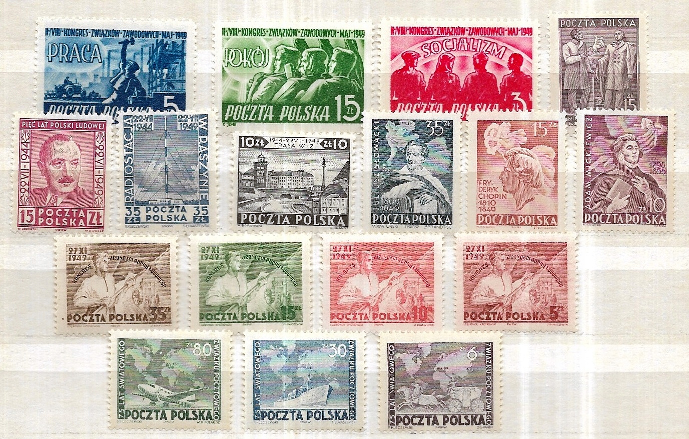 Rocznik 1949 ** czysty • Cena, Opinie • 1944 - 1950 17317404135 • Allegro