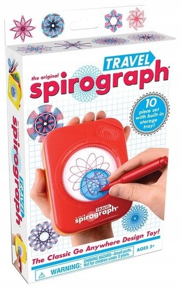 Spirograf Do RYSOWANIA Wersja Podróżna SPIROGRAFY Dziecięce Spirograph ...