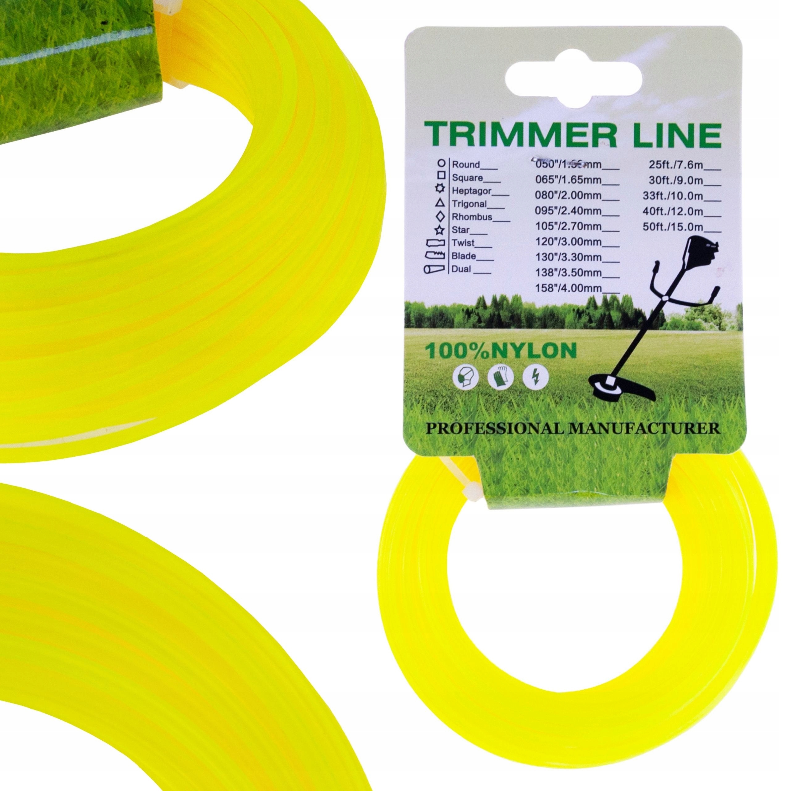 żyłka LINKA tnąca DO KOSIARKI podkaszarki trymera (5900291180403 ...