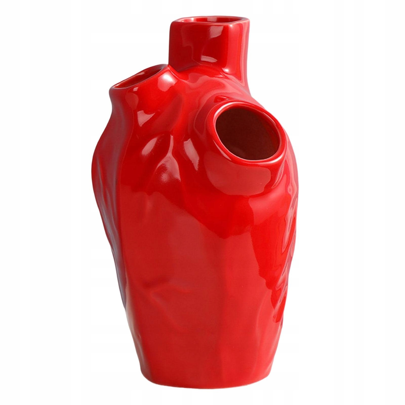 Kreatywny wazon ceramiczny, doniczka, pojemnik w kształcie serca ... Kreatywny wazon ceramiczny, doniczka, pojemnik w kształcie serca ...