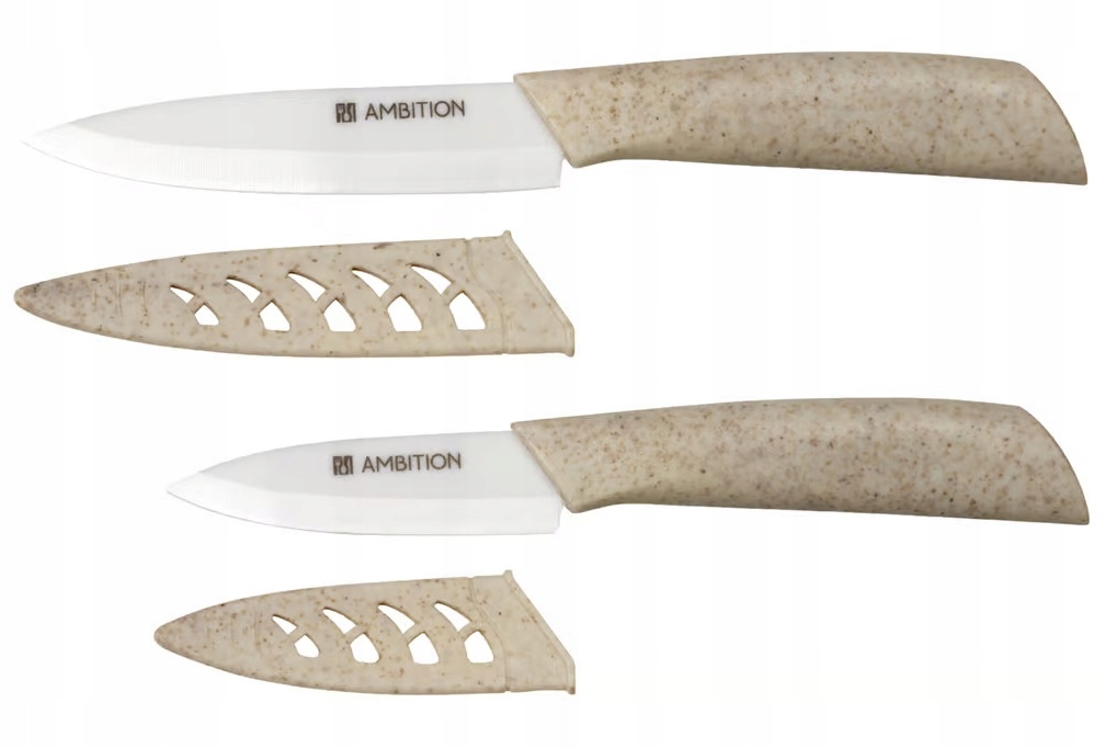 Ambition SKIV Zestaw noży ceramicznych 2-elementowy biały ...