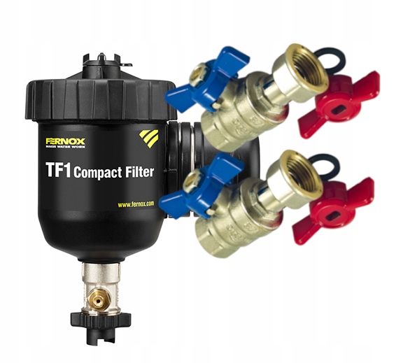 FERNOX TF1 COMPACT FILTER 1" z ZAWORAMI • Cena, Opinie • Pompy i filtry ...