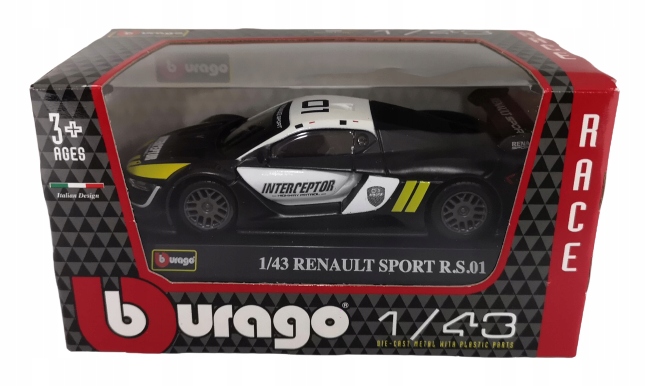 Model BBURAGO RACE 1:43 RENAULT SPORT R.S. 01 RS (4893993380008) • Cena ...