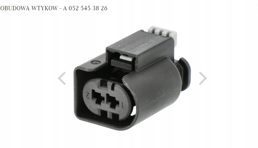 ORYGINALNA OBUDOWA WTYCZKI MERCEDES A0525453826 A0525453826 za 13 zł z ...