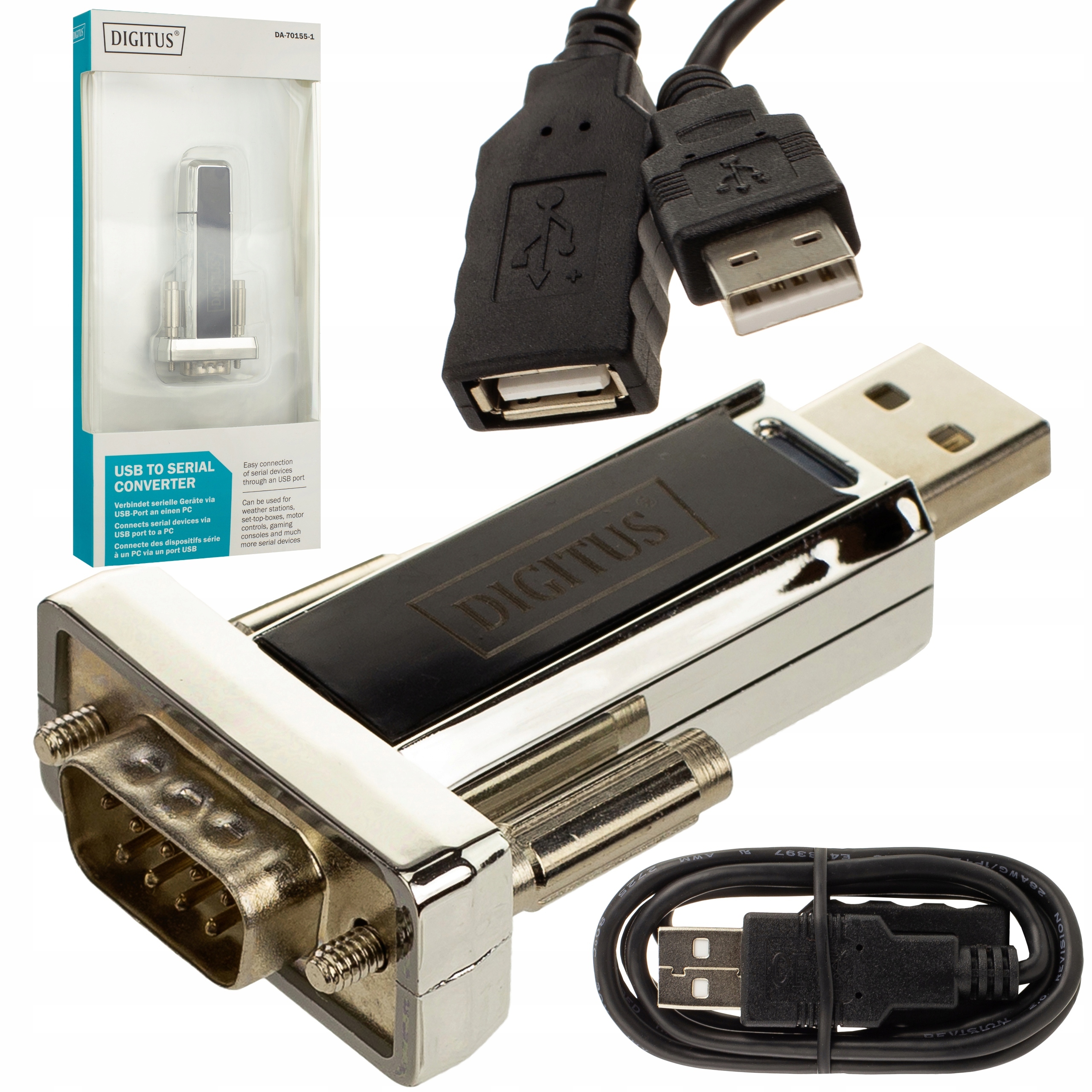 DIGITUS Konwerter adapter USB RS232 Prolific 2303 - Sklep, Opinie, Cena ...