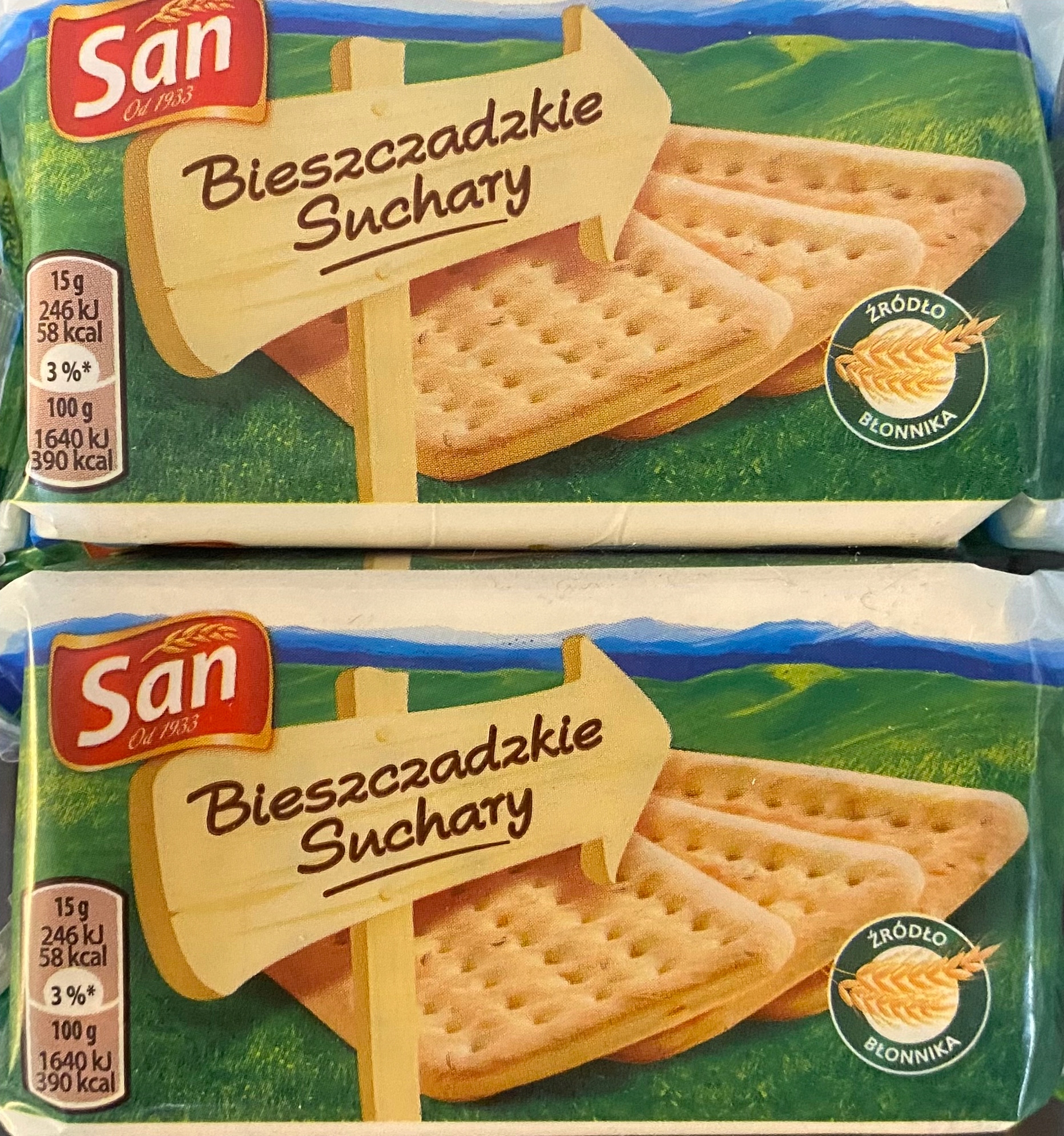 CIASTKA KRUCHE BIESZCZADZKIE SUCHARY SAN 2*90G-2SZT 13086627594 ...
