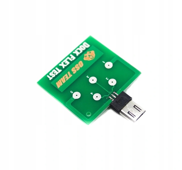 DOCK FLEX TEST TESTER ZĄCZA GNIAZDA PŁYTKA PCB Z WTYKIEM MICRO USB ...