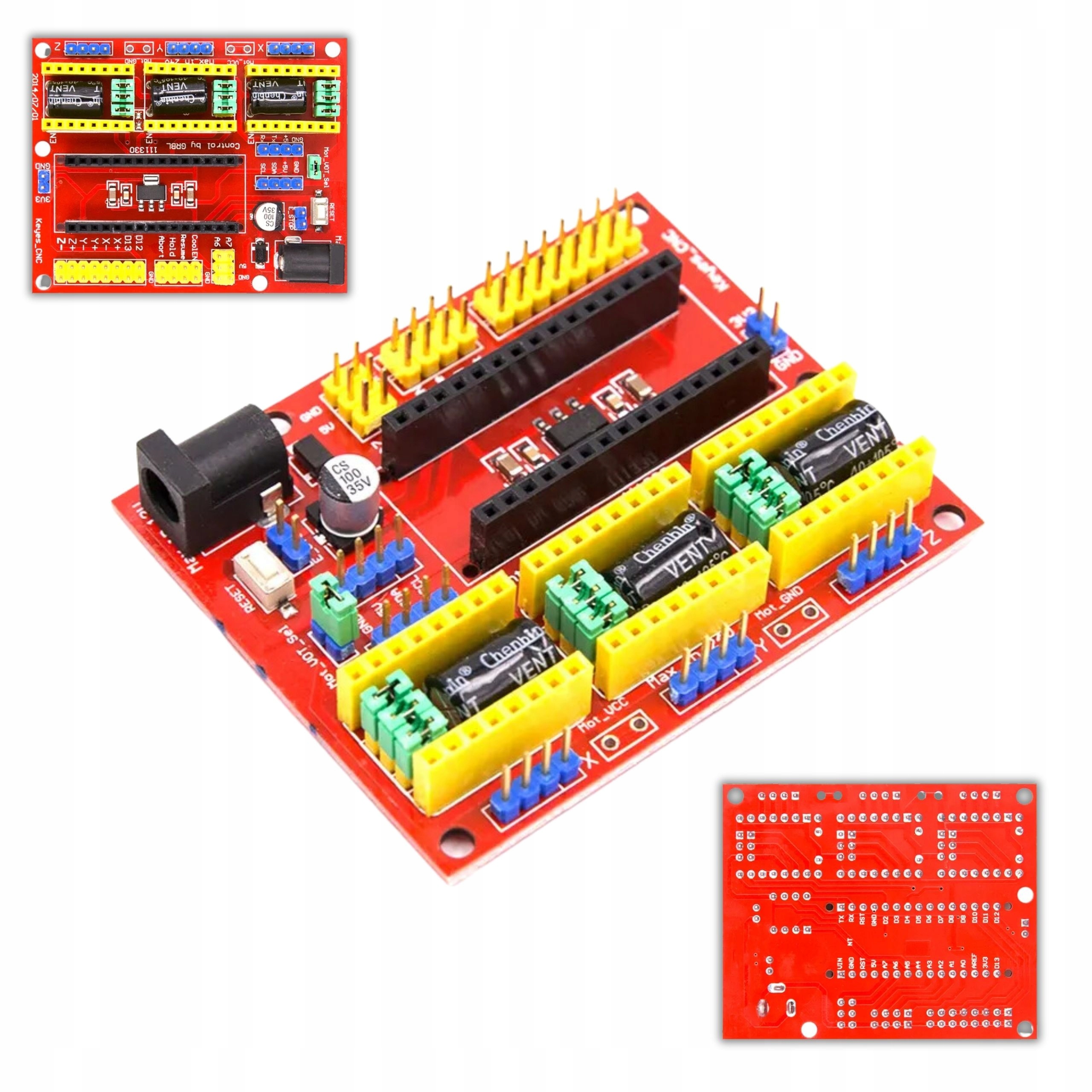 Sterownik MSALAMON CNC Shield V4 - sterownik frezarki na 3 silniki ...