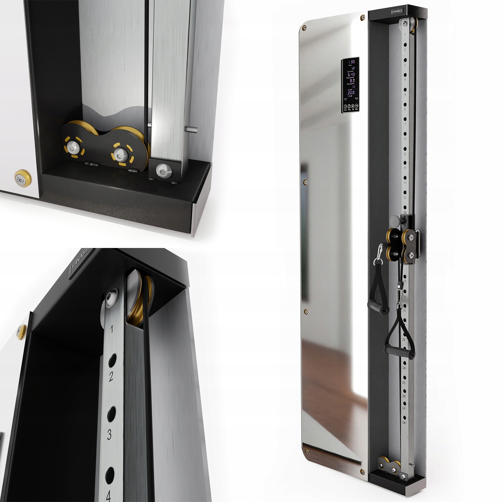 BRAMA PRZYŚCIENNA TRENINGOWA PNEUMATYCZNA BSP301 COMMERCIAL HMS ATLAS ...