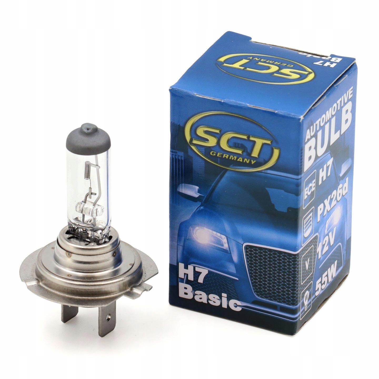 Żarówka H7 SCT Basic 12V 55W PX26d MNH7BASIC za 8,42 zł z Gdańsk ...