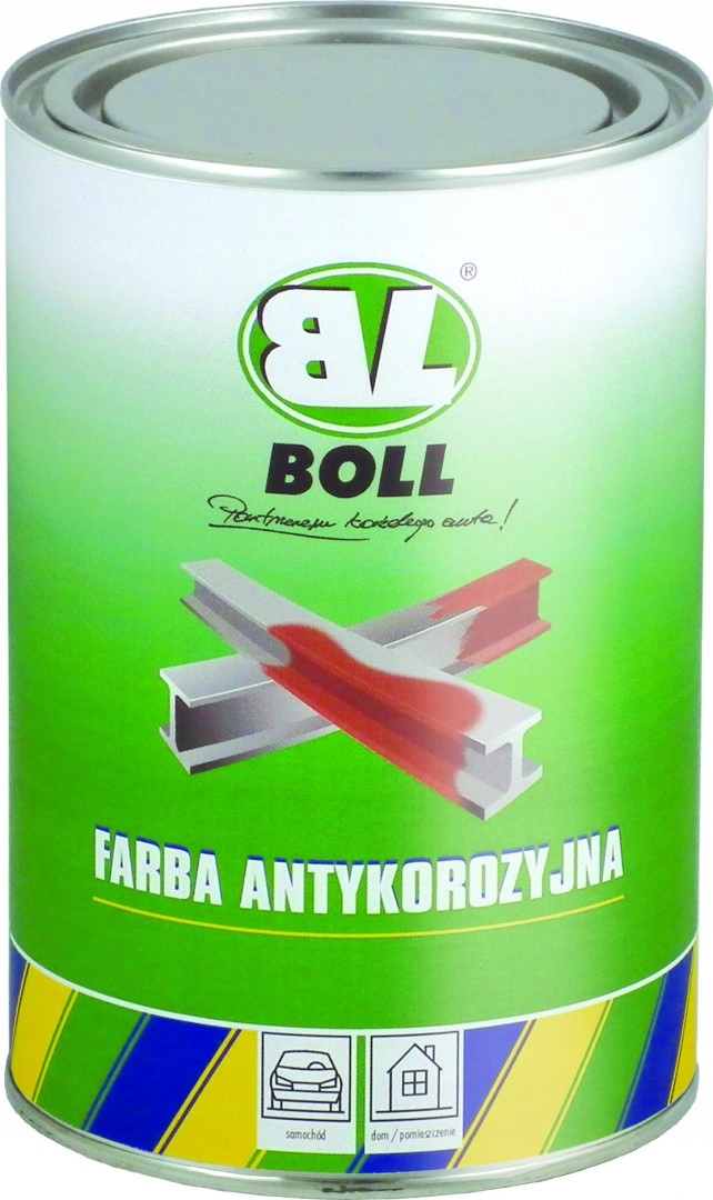 BOLL FARBA ANTYKOROZYJNA CZERWONA 1L do stali 5907588405485 za 50.00PLN z tychy - Allegro ...