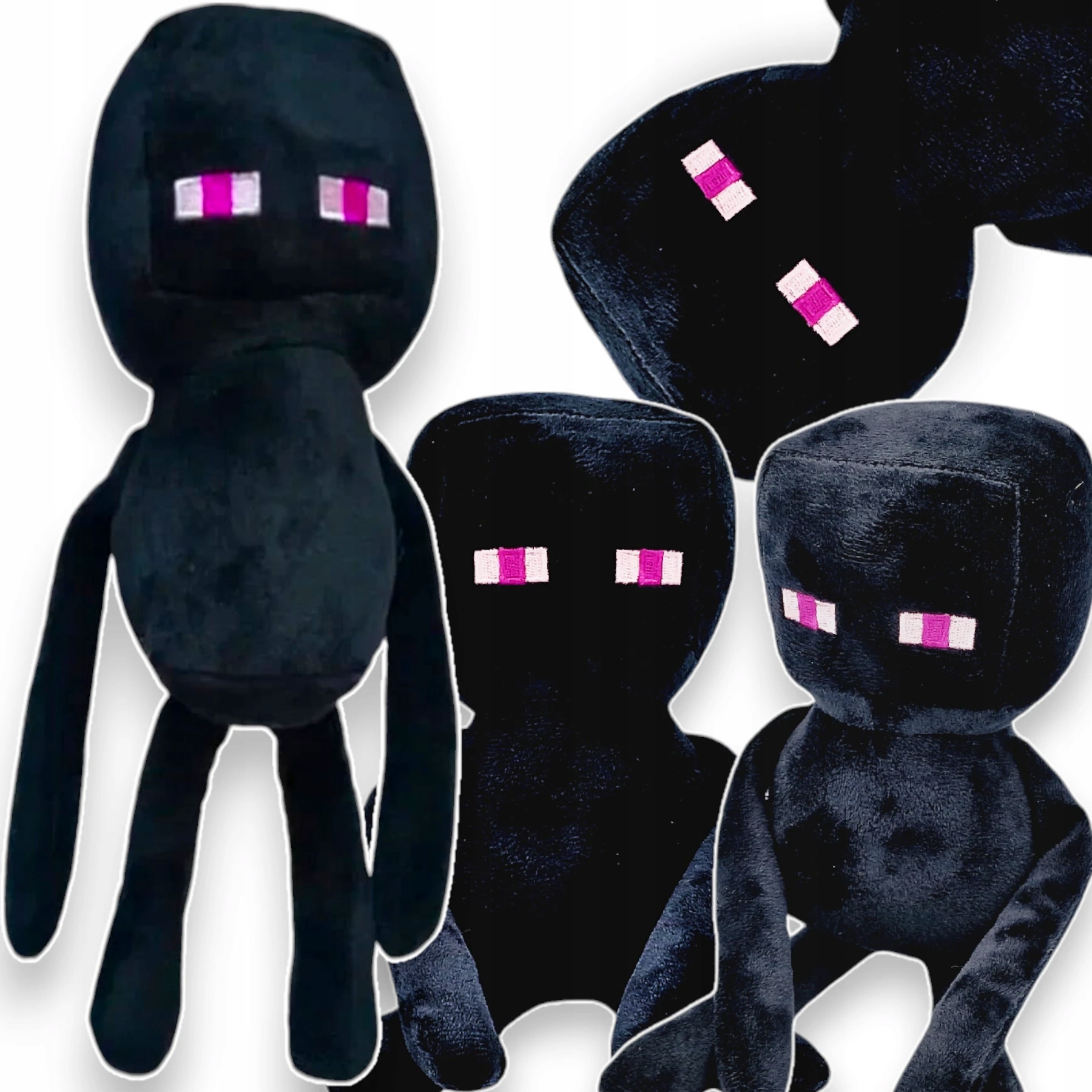 MINECRAFT PLYŠOVÁ HRAČKA Z ROZPRÁVKY ENDERMAN VEĽKÝ PLYŠÁK HERNÁ ...