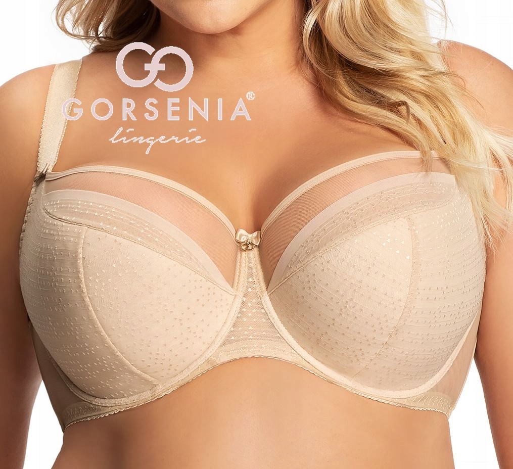 GORSENIA biustonosz CHRISTINA semi soft BEŻ 115B - porównaj ceny - Allegro.pl