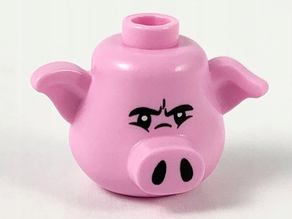 Lego Nowa Główka Bright Pink Modified świnka Pig Monkie Kid Pigsy ...