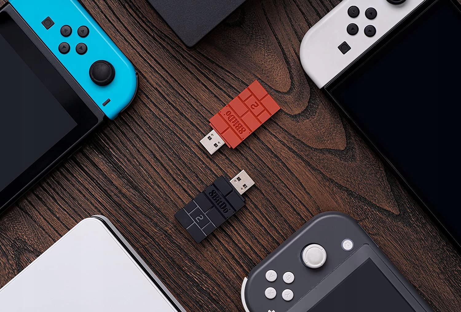 8BitDo USB Wireless Adapter 2 Black (Switch,Steam,PC,Mac)