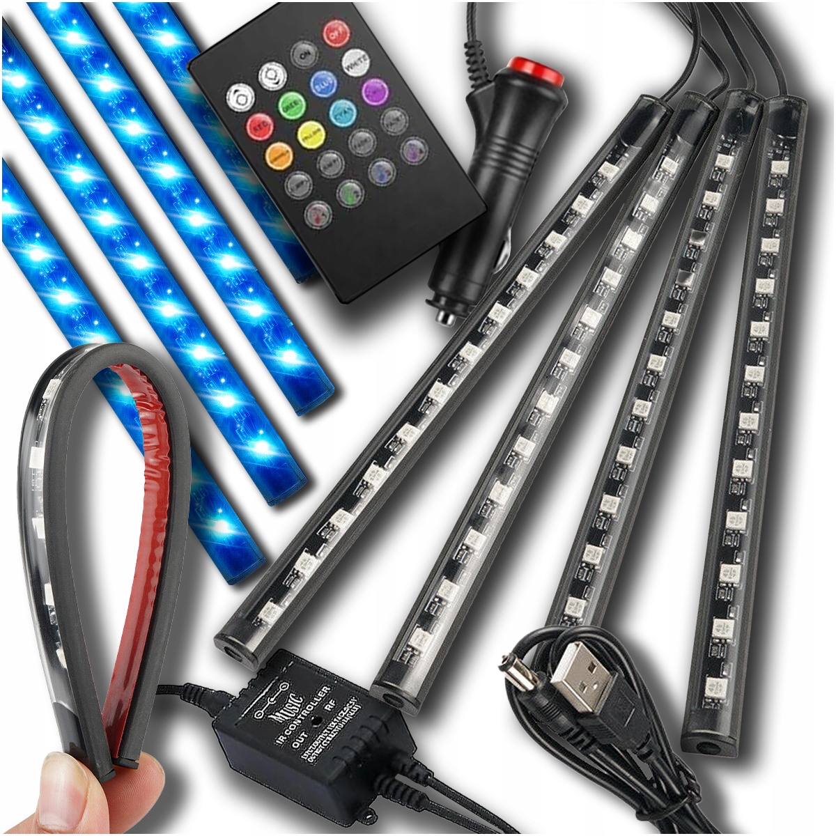 Paski LED Mik-Star 4 sztuki - porównaj ceny - Allegro.pl