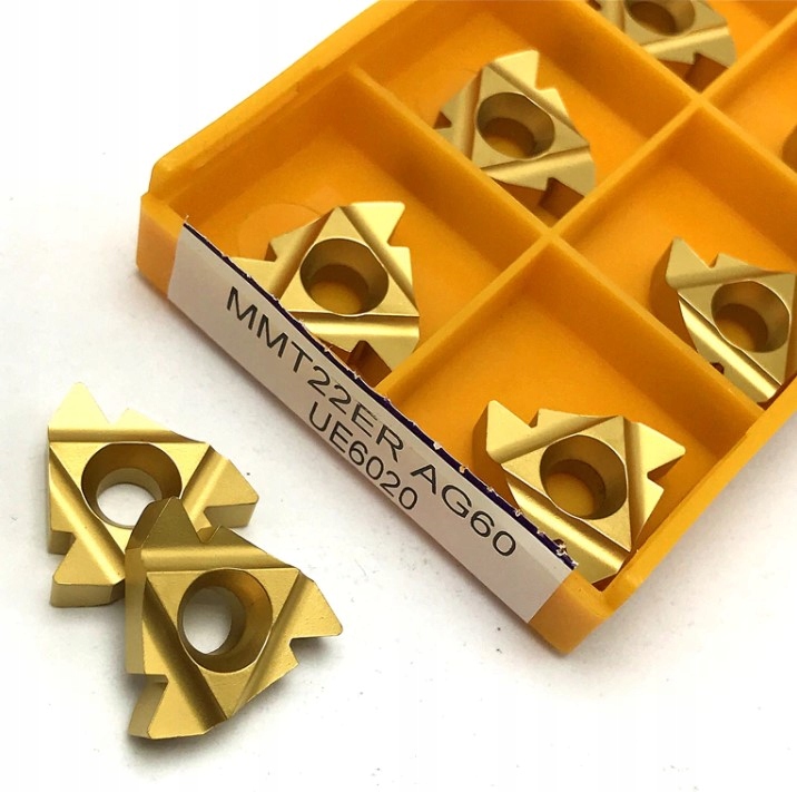 PŁYTKI DO GWINTOWANIA ER22 22ER AG60 • Cena, Opinie • Płytki wieloostrzowe 12622732465 • Allegro