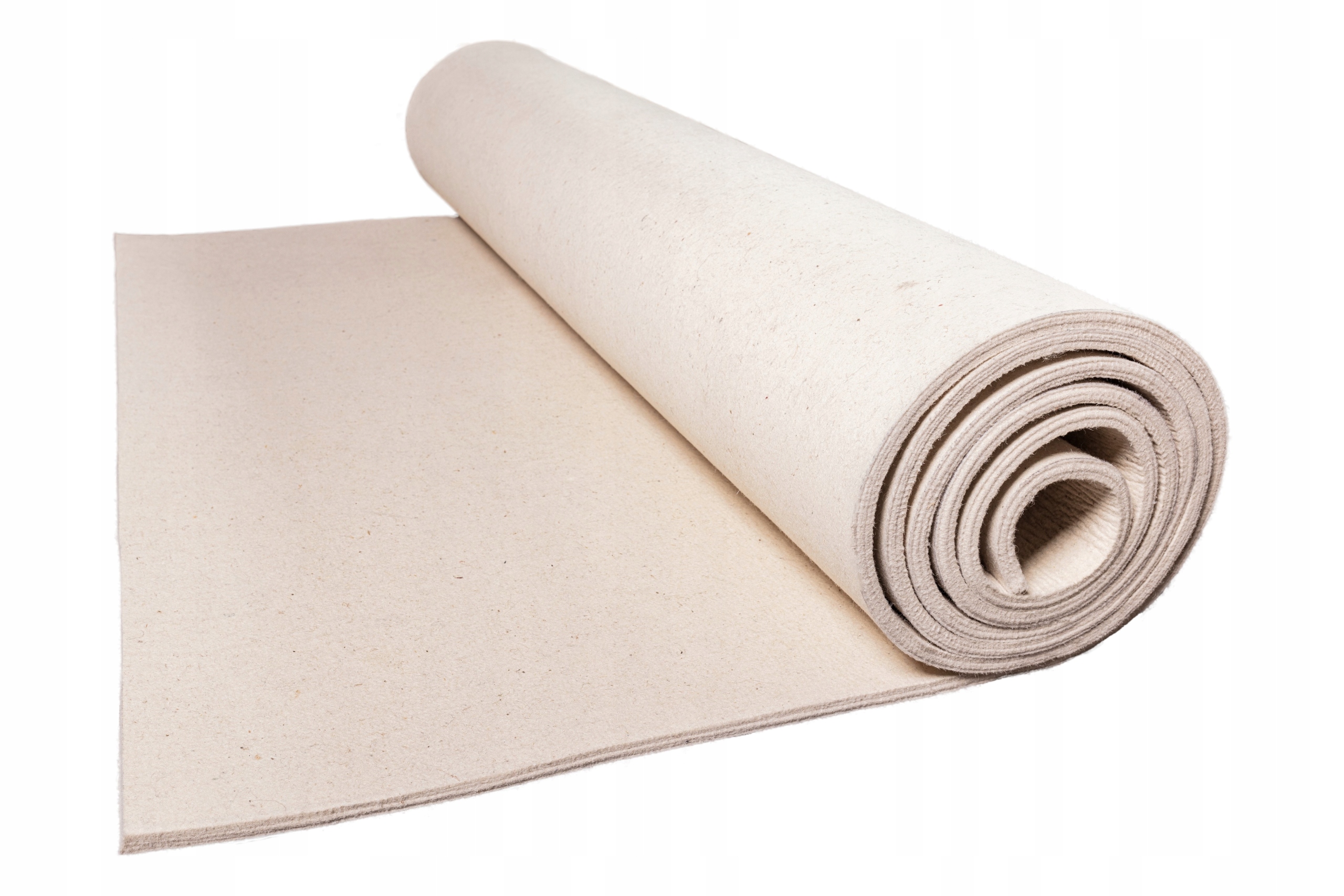 Filc techniczny biały gr. 5mm, szerokość 1800mm uszczelkowy, długość ...