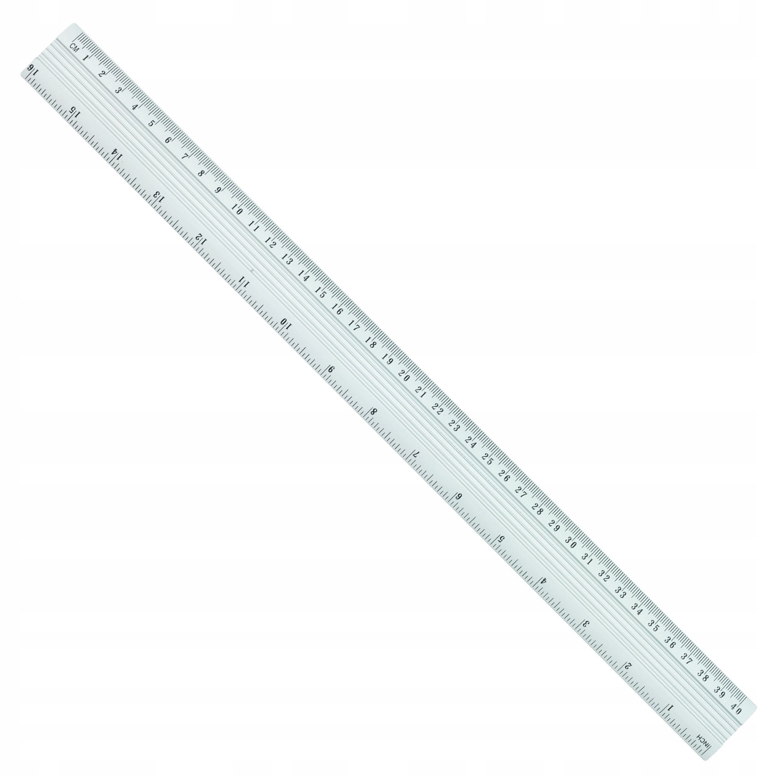 LINIJKA DŁUGA ALUMINIOWA ALUMINIUM 40 CM 15218604118 - Allegro.pl