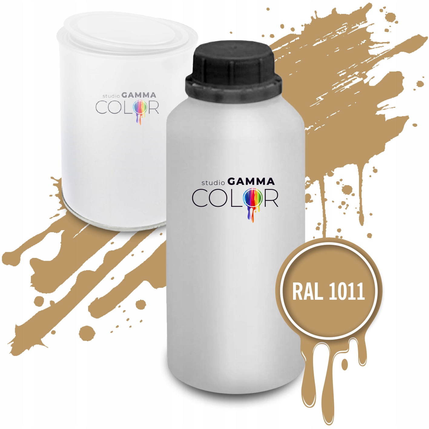 RAL 1011 AKRYL Farba/Lakier AKRYLOWA Półpołysk, 1L za 139,99 zł z ...