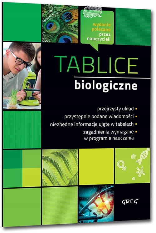 Tablice biologiczne Agnieszka Jakubowska, Joanna Fuerst | Podręcznik do szkoły średniej ...