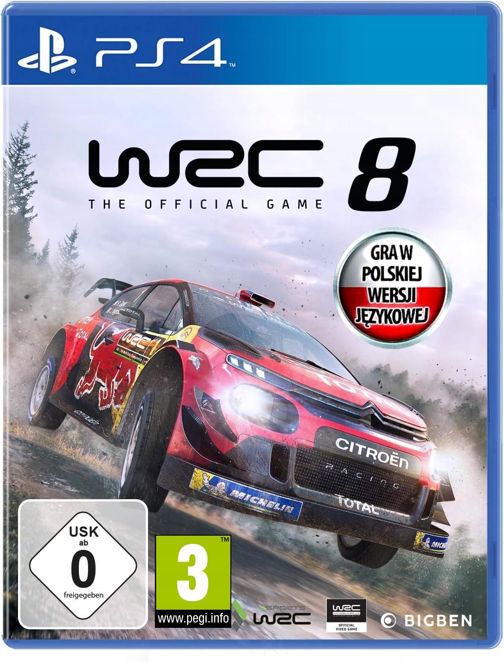 WRC 8 PS4 PlayStation 4 (PS4) pudełkowa - Stan: Nowy 69.99PLN - Sklepy, Opinie, Ceny w Allegro